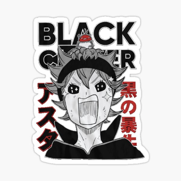 "black clover asta exited" Sticker for Sale by youranimeworld | Redbubble