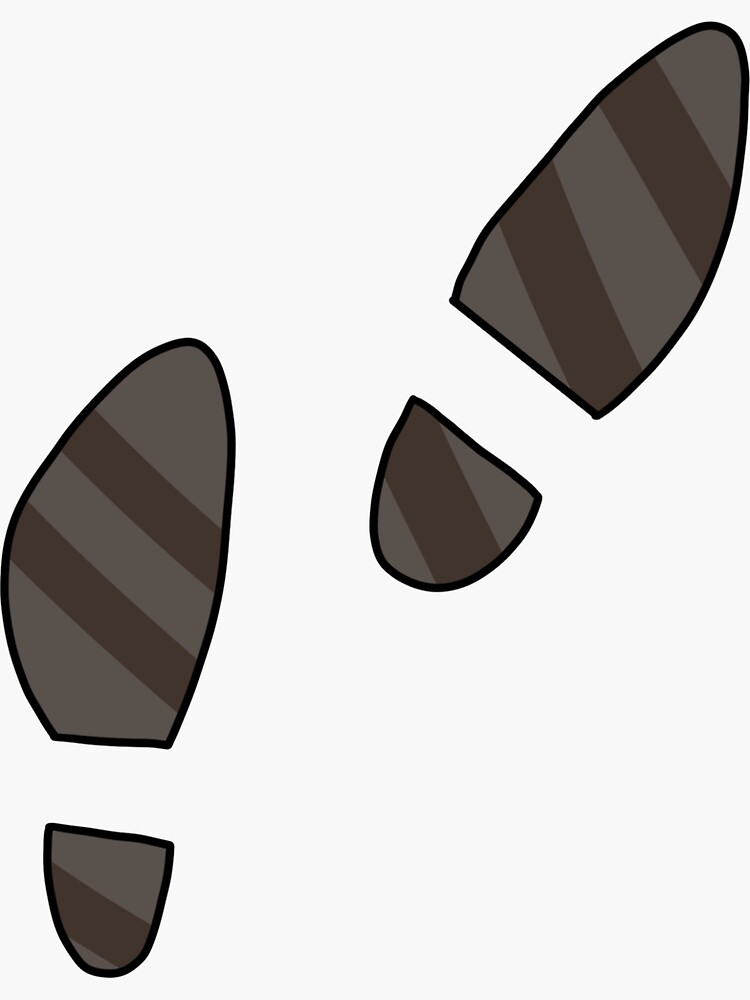 "Harry footsteps" Sticker for Sale by FLAWLESS-ART | Redbubble