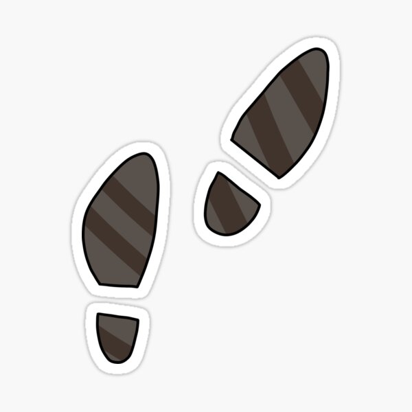 "Harry footsteps" Sticker for Sale by FLAWLESS-ART | Redbubble
