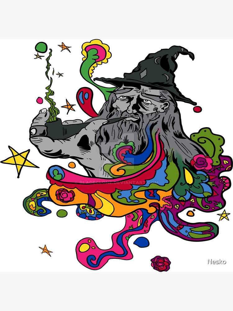 "Weed Wizard" Art Print by Nesko | Redbubble