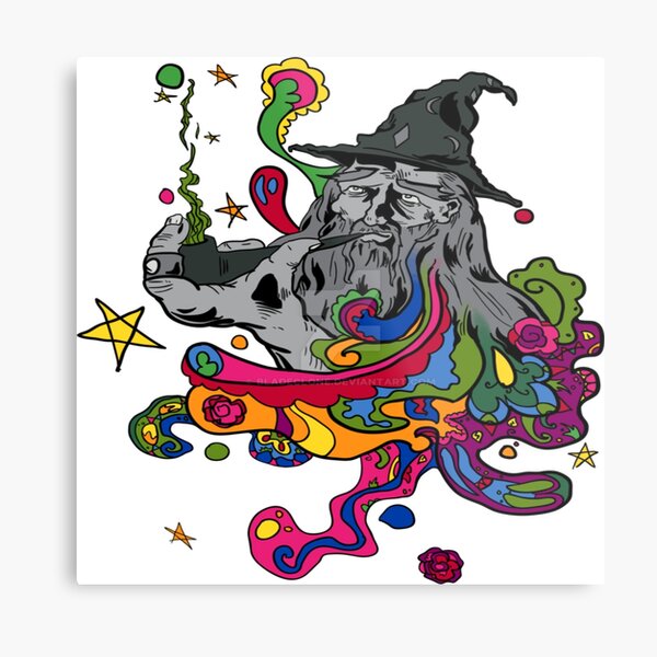 Weed Wizard Metal Prints | Redbubble