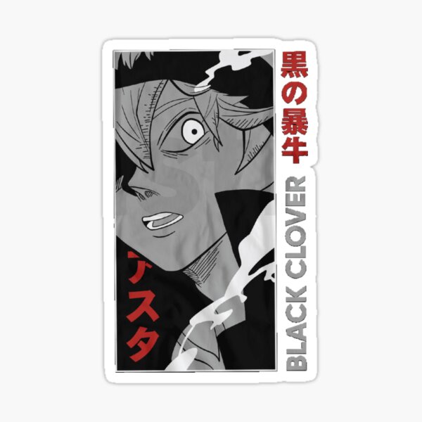 "black clover serious asta" Sticker for Sale by youranimeworld | Redbubble