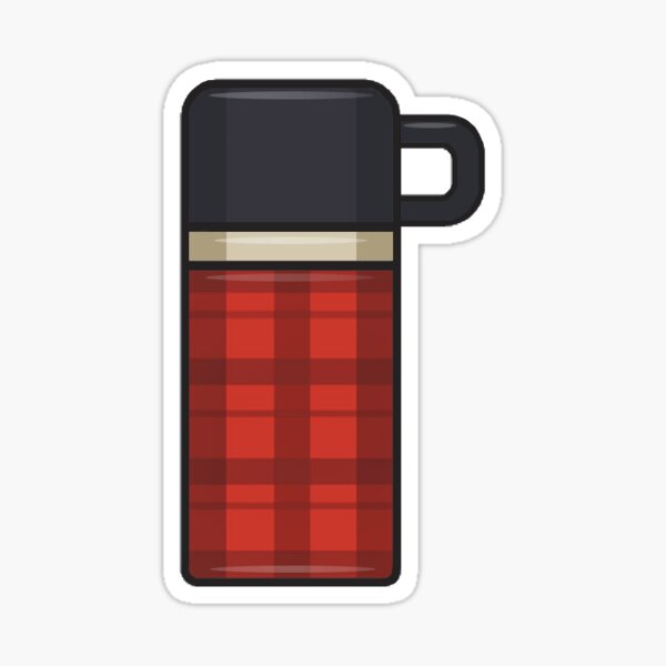 "Thermos Mug Design - Vintage" Sticker by katztz | Redbubble