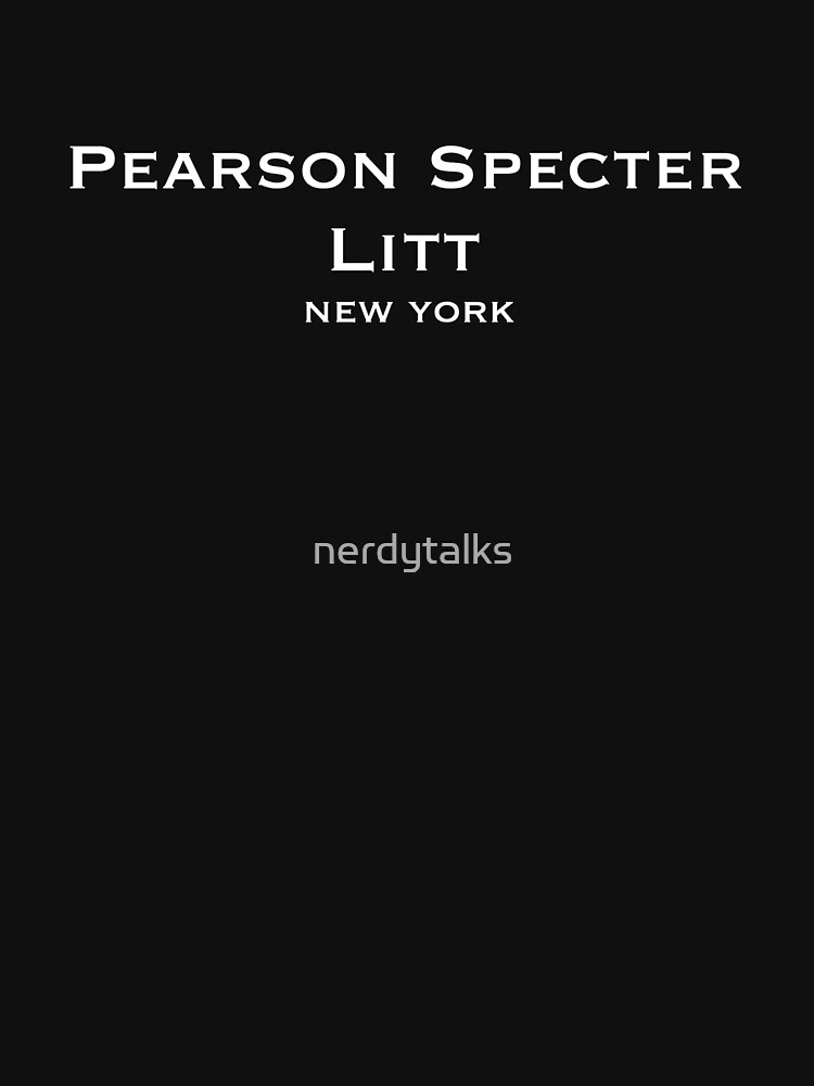 "Pearson Spectre Litt" T-Shirt von nerdytalks | Redbubble