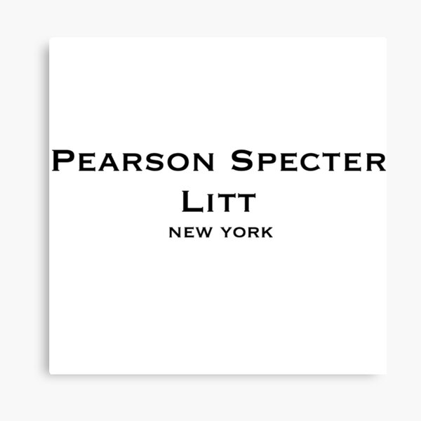 "Pearson Spectre Litt" Leinwanddruck von nerdytalks | Redbubble