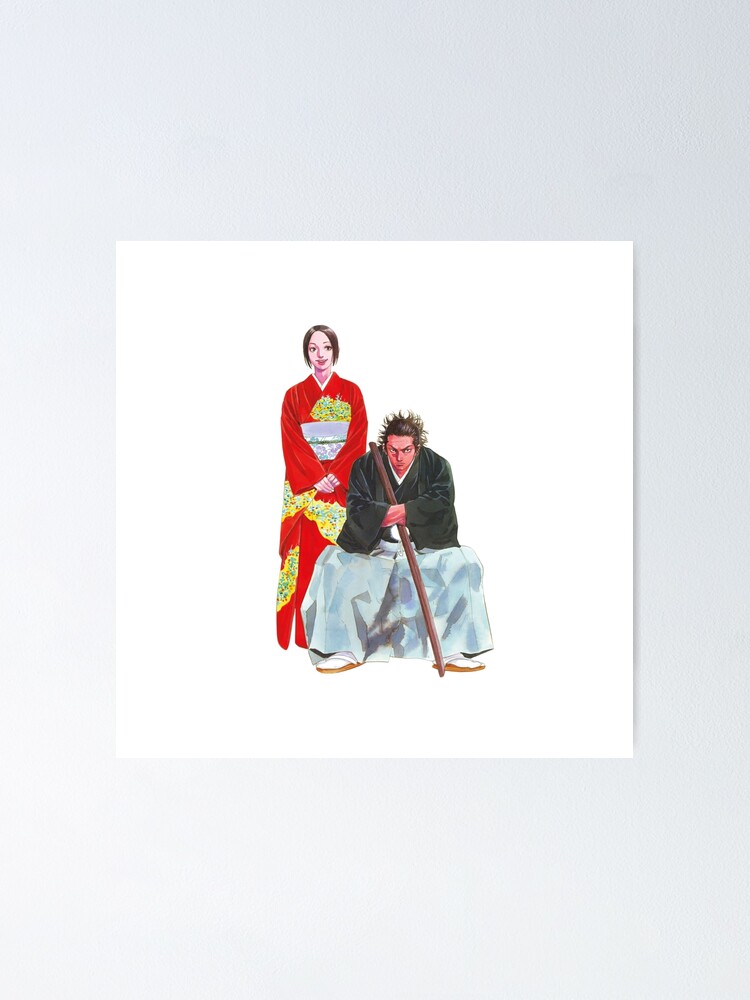 "Miyamoto Musashi AND Otsu vagabond manga" Poster for Sale by MyWeapon ...