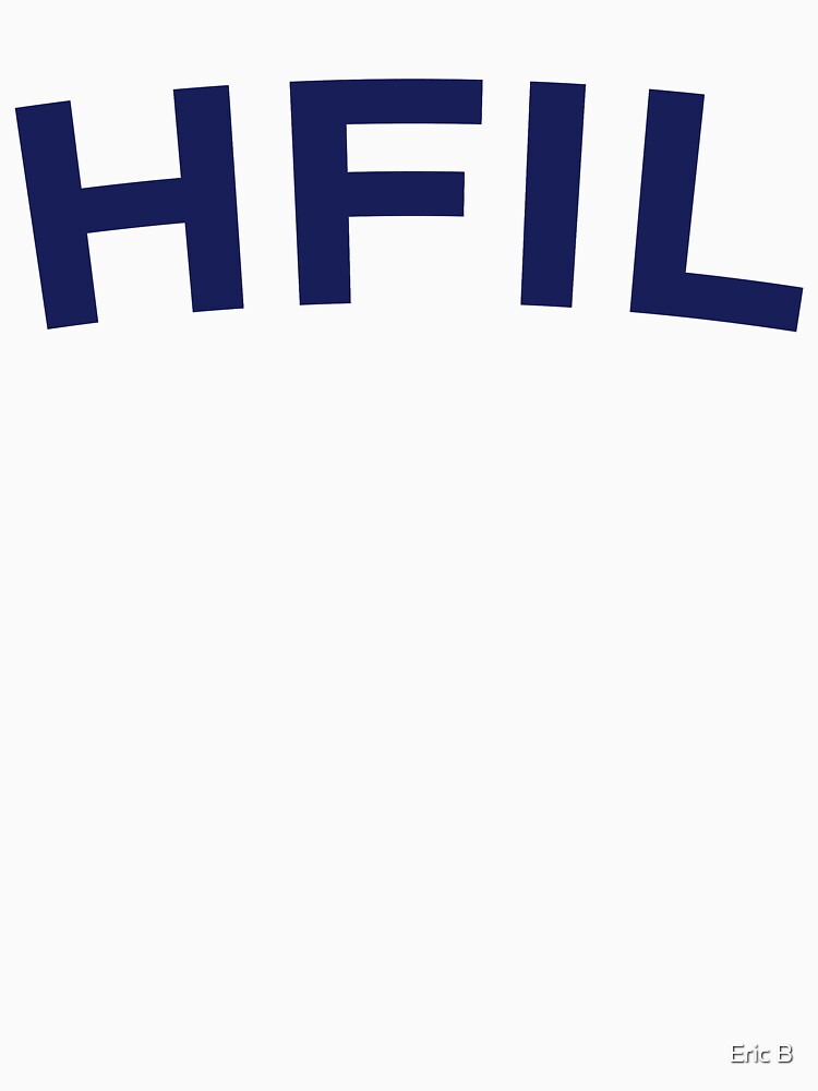 "HFIL - Home For Infinite Losers (Blue)" T-shirt for Sale by ...