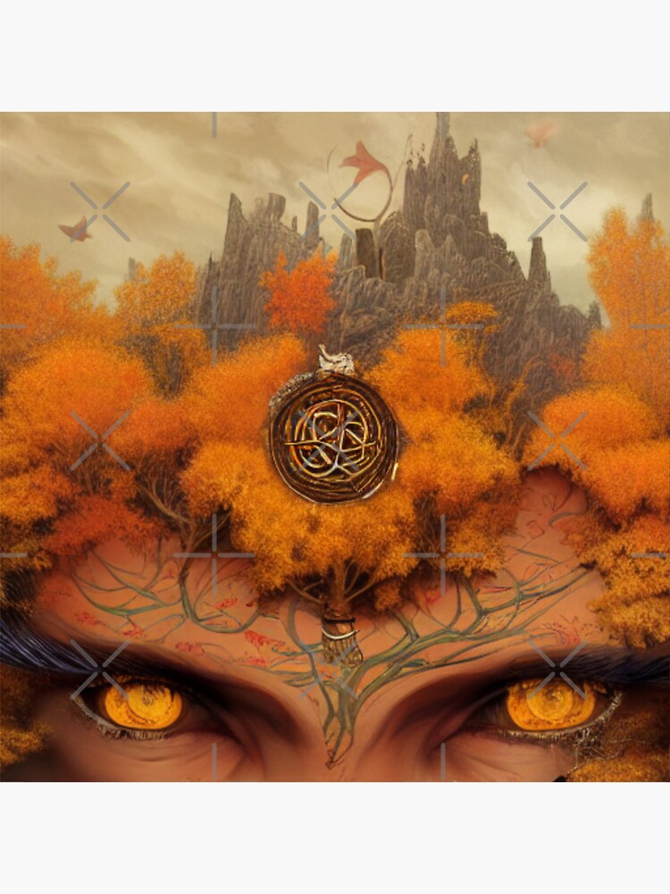 "Modron the Goddess Alt." Sticker for Sale by rovtobuno | Redbubble