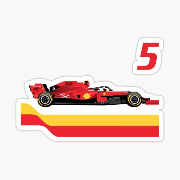"Race Car 5" Sticker for Sale by Mariel Toigo | Redbubble