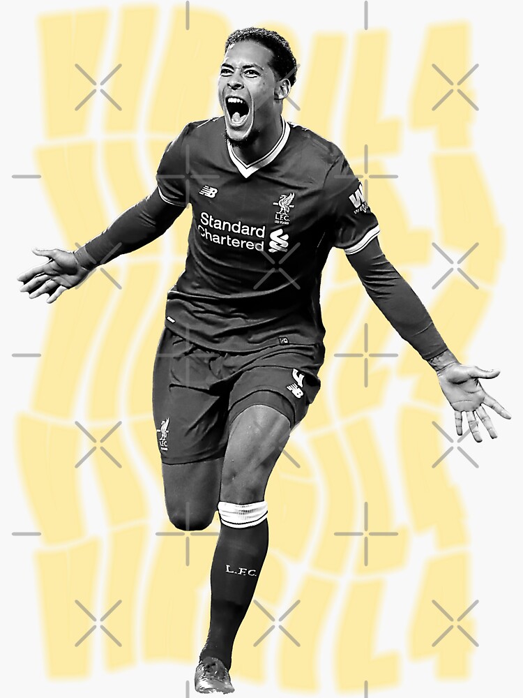 "Virgil van Dijk" Sticker for Sale by frangipanms | Redbubble