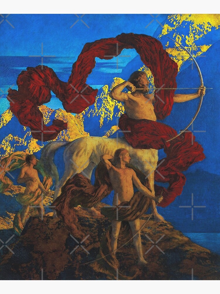 "jason and his teacher maxfield parrish" Poster for Sale by samchim22 ...