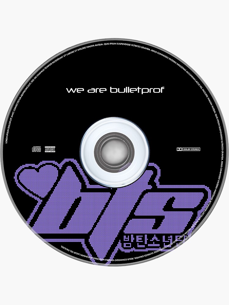 "BTS Y2K CD " Sticker for Sale by jungian-7 | Redbubble
