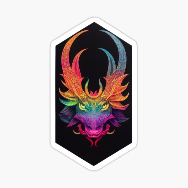 "Rainbow Dragon Chinese Zodiac Horoscope " Sticker for Sale by ...