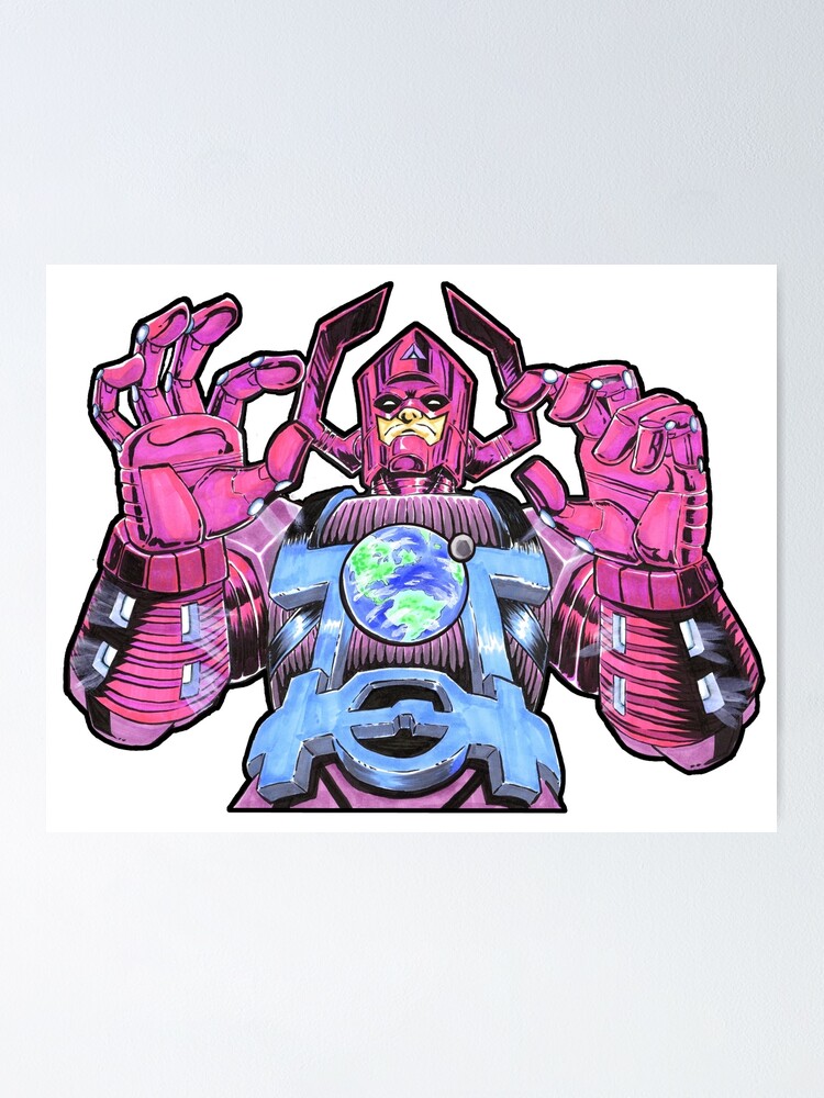 "Galactus Hunger!" Poster for Sale by Sketchbooks | Redbubble