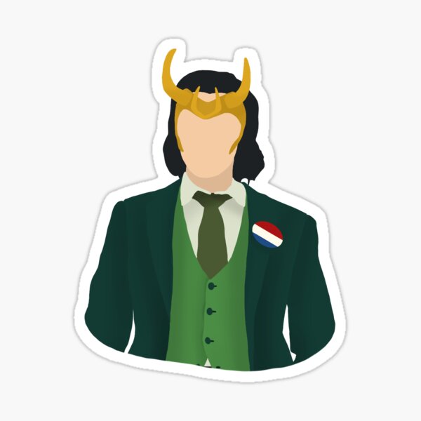 "pres. loki " Sticker for Sale by EdenAtencio04 | Redbubble
