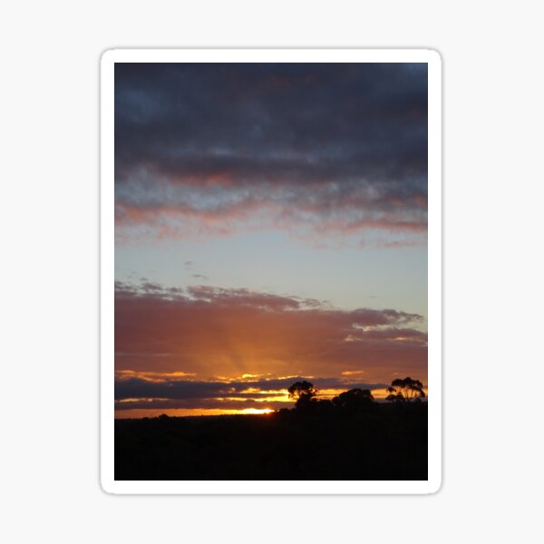 "Stirling Sunset - Stirling Ranges" Sticker for Sale by Lunaqwa | Redbubble
