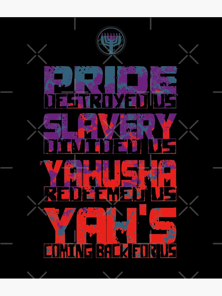 "Slavery, Redemption, Yah's Deliverance (Color Version)" Poster for ...