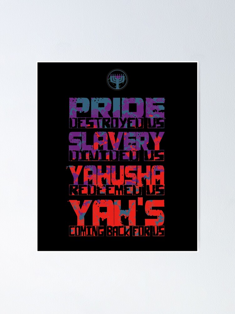 "Slavery, Redemption, Yah's Deliverance (Color Version)" Poster for ...