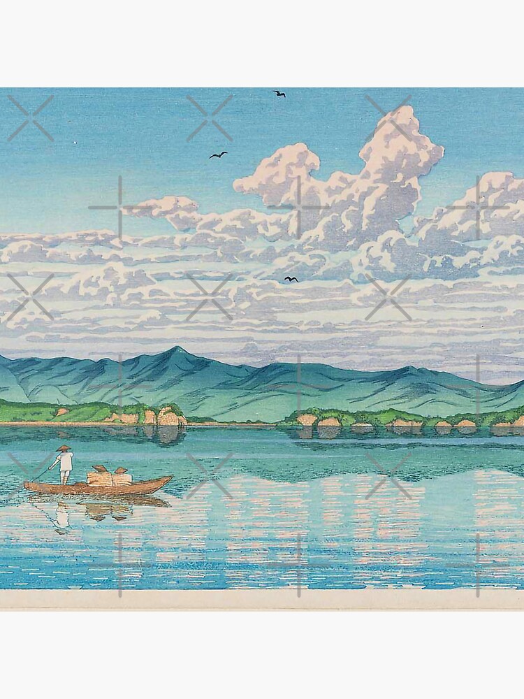 "Kawase Hasui Lake Hamana (Hamana-ko) Tôkaidô Road (Tôkaidô fûkei ...