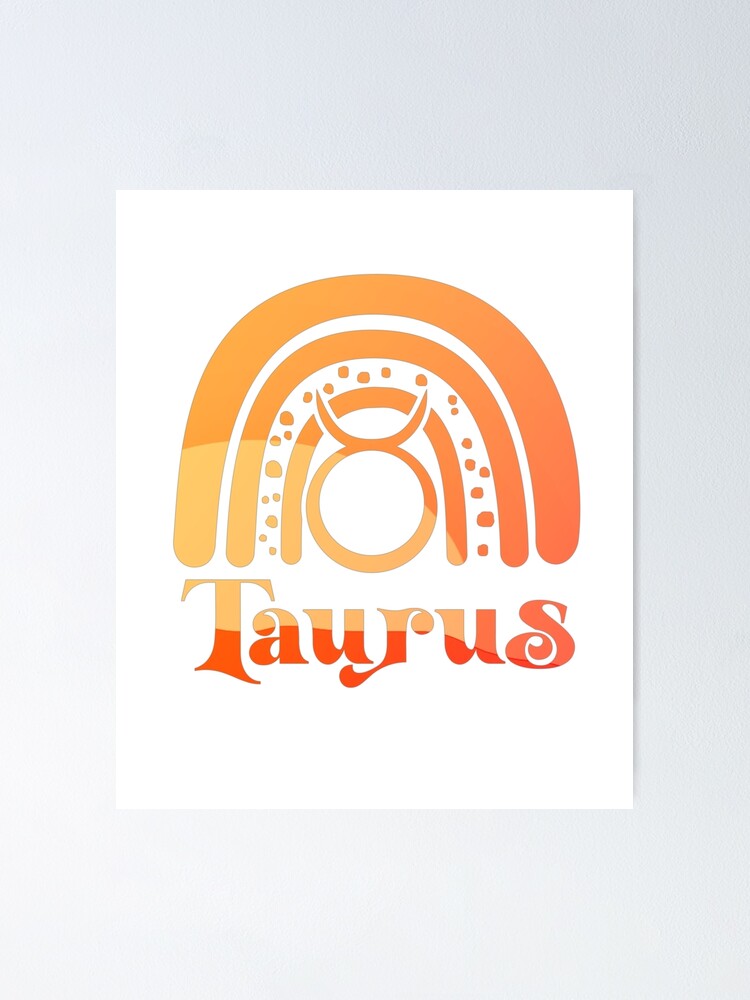 "Taurus Boho " Poster for Sale by MyStarSign | Redbubble