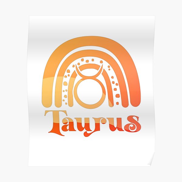 "Taurus Boho " Poster for Sale by MyStarSign | Redbubble