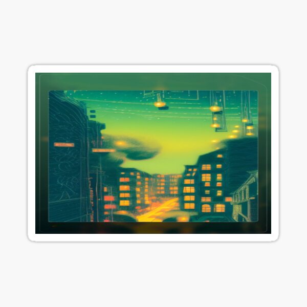 "Internet City" Sticker for Sale by vawnbillionaire | Redbubble