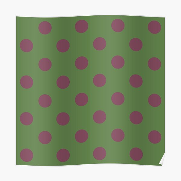 "Olive Green Polka Dot" Poster for Sale by koovox | Redbubble