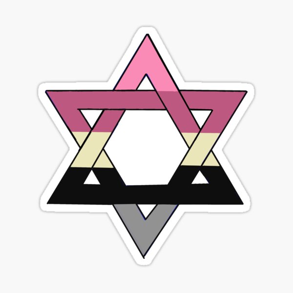 "Eclipsian Magen David" Sticker for Sale by glitterfluid | Redbubble