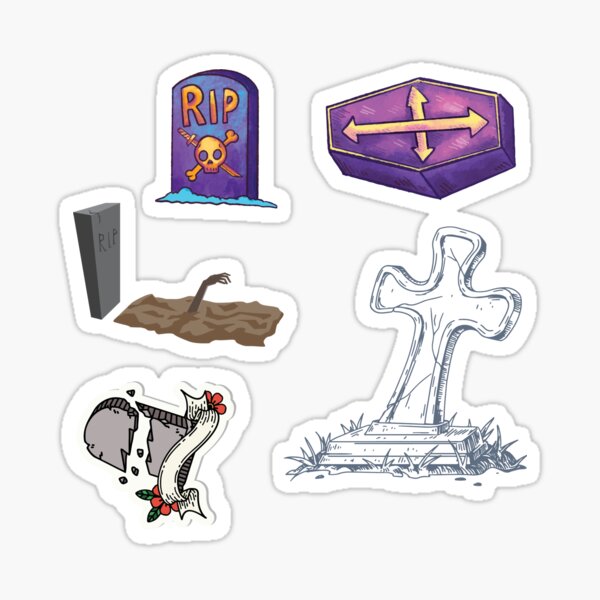 "5 Spooky Gravestone Design Pack| Create Your Own Halloween Graveyard ...