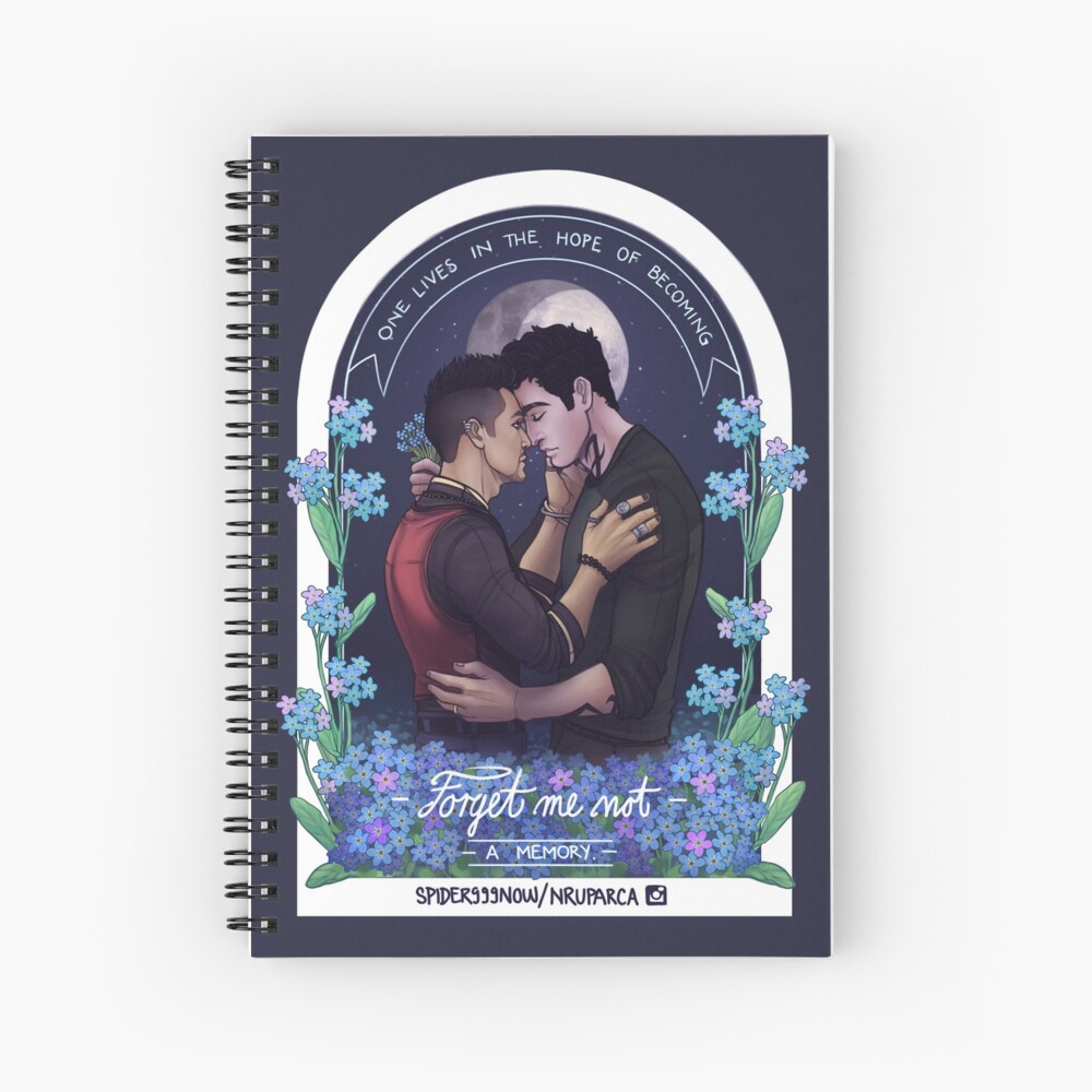"Forget Me Not" Spiral Notebook by Spider999Now | Redbubble
