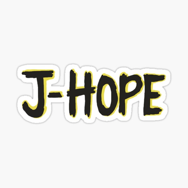"J Hope" Sticker for Sale by Mayra Flores | Redbubble