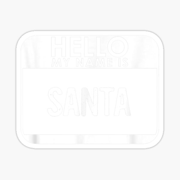 "Santa Costume Funny Easy Last Minute Halloween Christmas T-Shirt ...