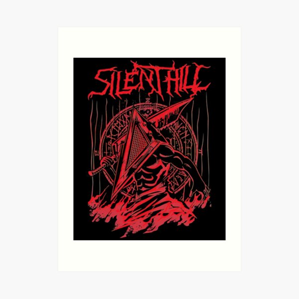 "Silent Red Thing, Silent Hill, Pyramid Head" Art Print for Sale by ...