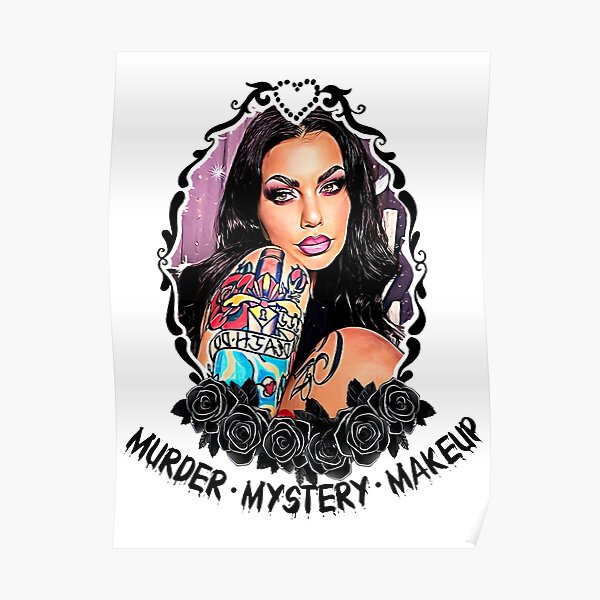 "Bailey sarian suspish murder mystery makeup drawing" Poster for Sale ...