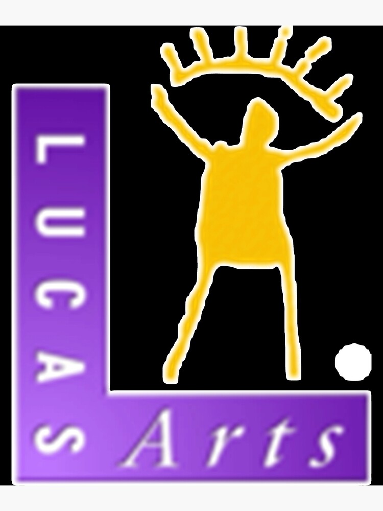"LucasArts logo " Poster for Sale by KevinBeale | Redbubble