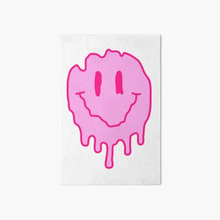 "PINK SLIME SMILEY FACE" Art Board Print for Sale by Trendyclubshop ...