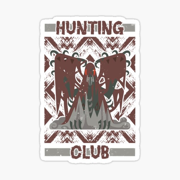 "VAAL HAZAK - HUNTING CLUB " Sticker for Sale by JacobMill70618 | Redbubble