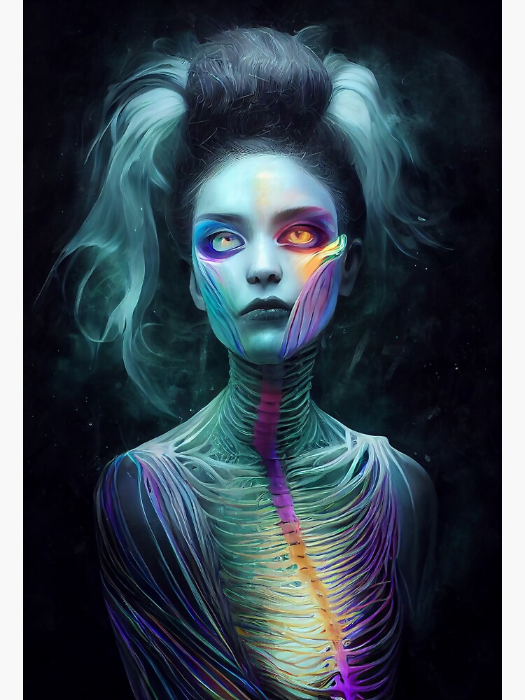 "Rainbow Skeleton Queen" Sticker for Sale by Fluiid | Redbubble