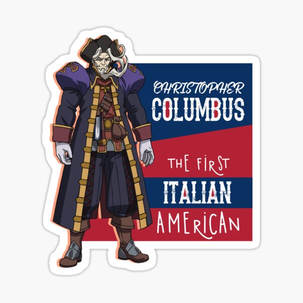 "Christopher Columbus - Columbus Day 2022" Sticker for Sale by tynz ...