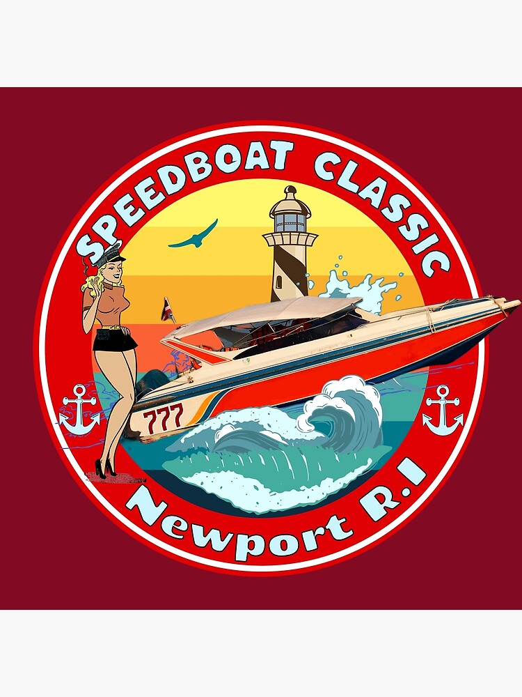 "Speedboat Classic Newport Rhode Island" Poster for Sale by ...