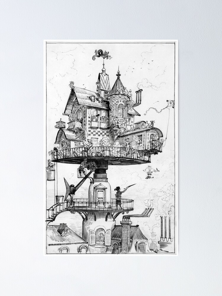 ""Maison tournante aérienne" or "Revolving Aerial House" - vintage ...