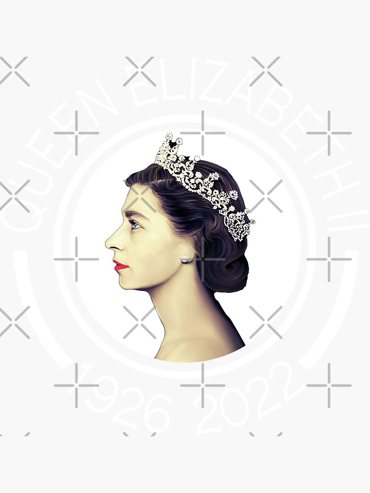 "Congratulations Queen Elizabeth 1926 2022" Sticker for Sale by efnsy ...