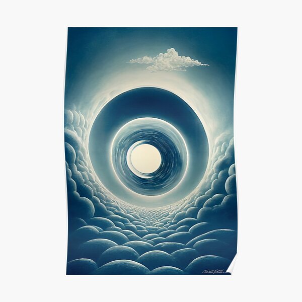 "10th Dimensional Realm Wormhole Portal Design - Abstract" Poster for ...