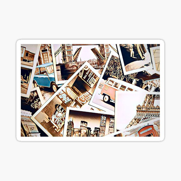 "Down Memory Lane" Sticker for Sale by UniqueDeignz | Redbubble