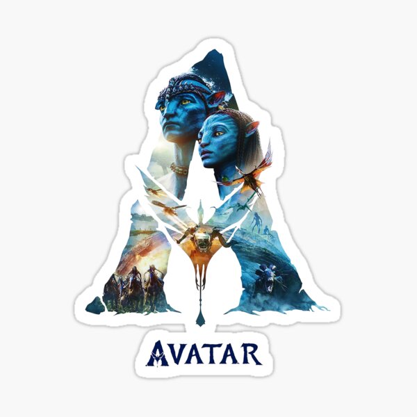 Pegatina «Relanzamiento de Avatar, Avatar 2022, Avatar 2 Way of Water ...