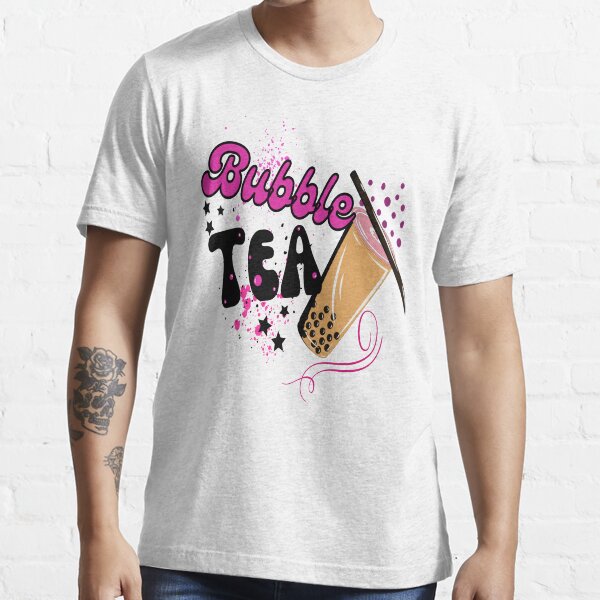 "Bubble tea, I love bubble tea, colorful illustration of bubble tea or ...