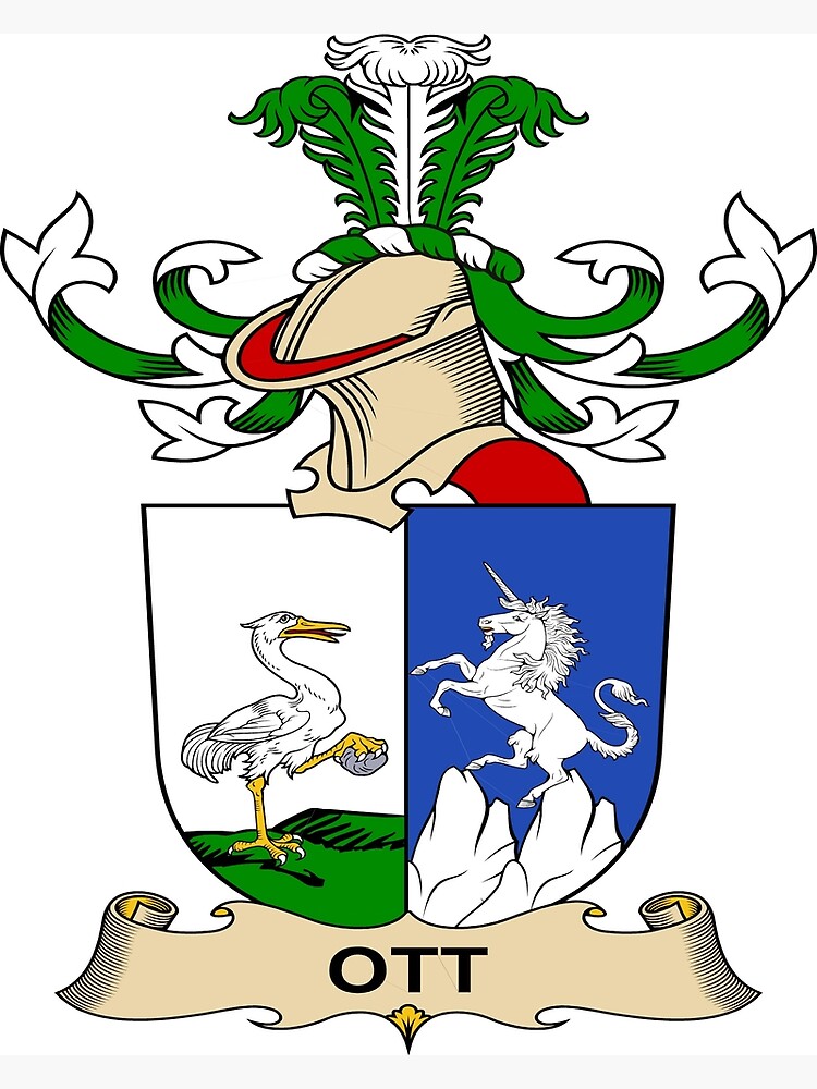 "Ott" Poster for Sale by HaroldHeraldry | Redbubble