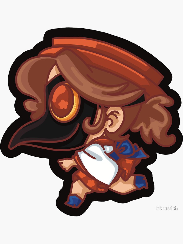 "Chibi Plague Doctor" Sticker for Sale by labrattish | Redbubble