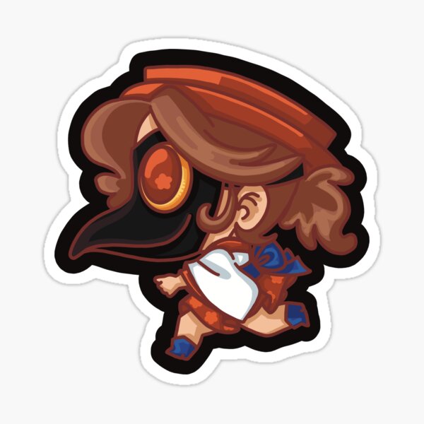 "Chibi Plague Doctor" Sticker for Sale by labrattish | Redbubble