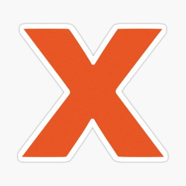 "X Movie" Sticker for Sale by slyblooper | Redbubble
